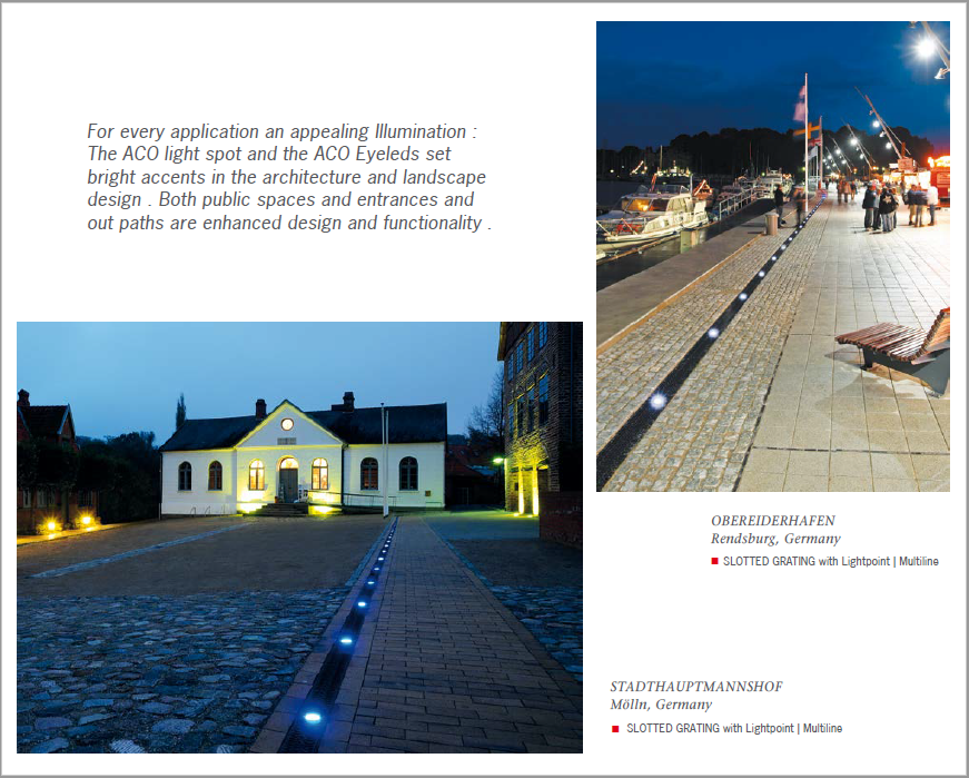 Line Drainage With Lighting