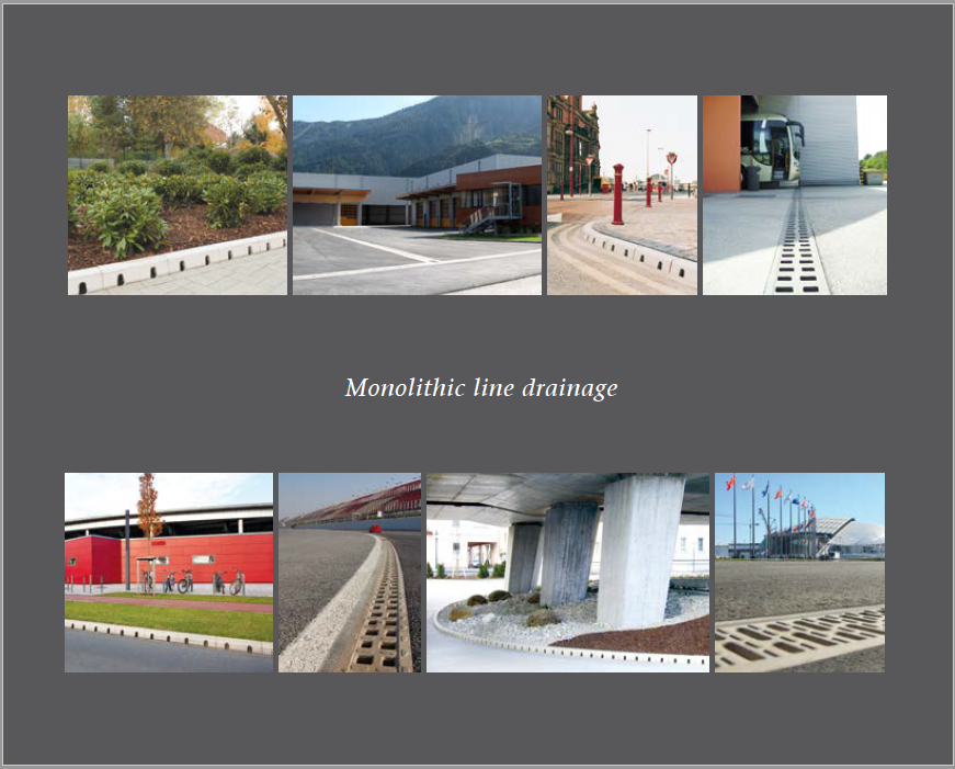 Monolithic Line Drainage