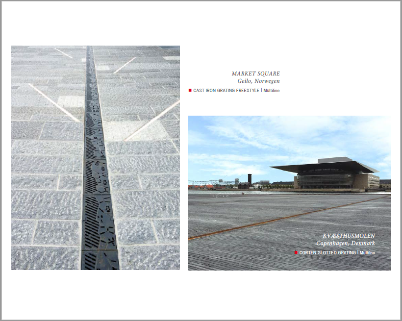 Line Drainage with Grating